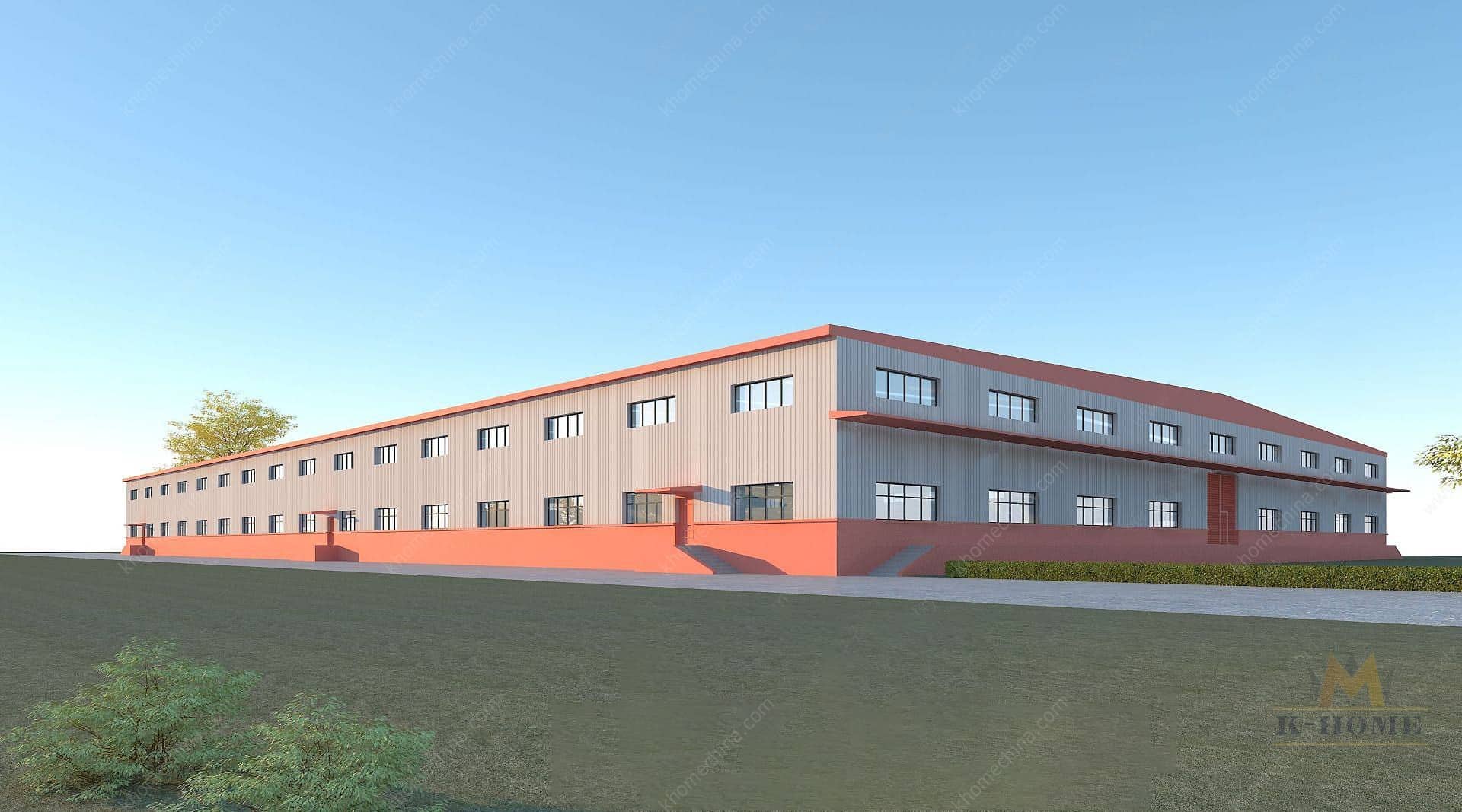 100x150 Steel Buildings for Office, Exhibition Hall - K-HOME