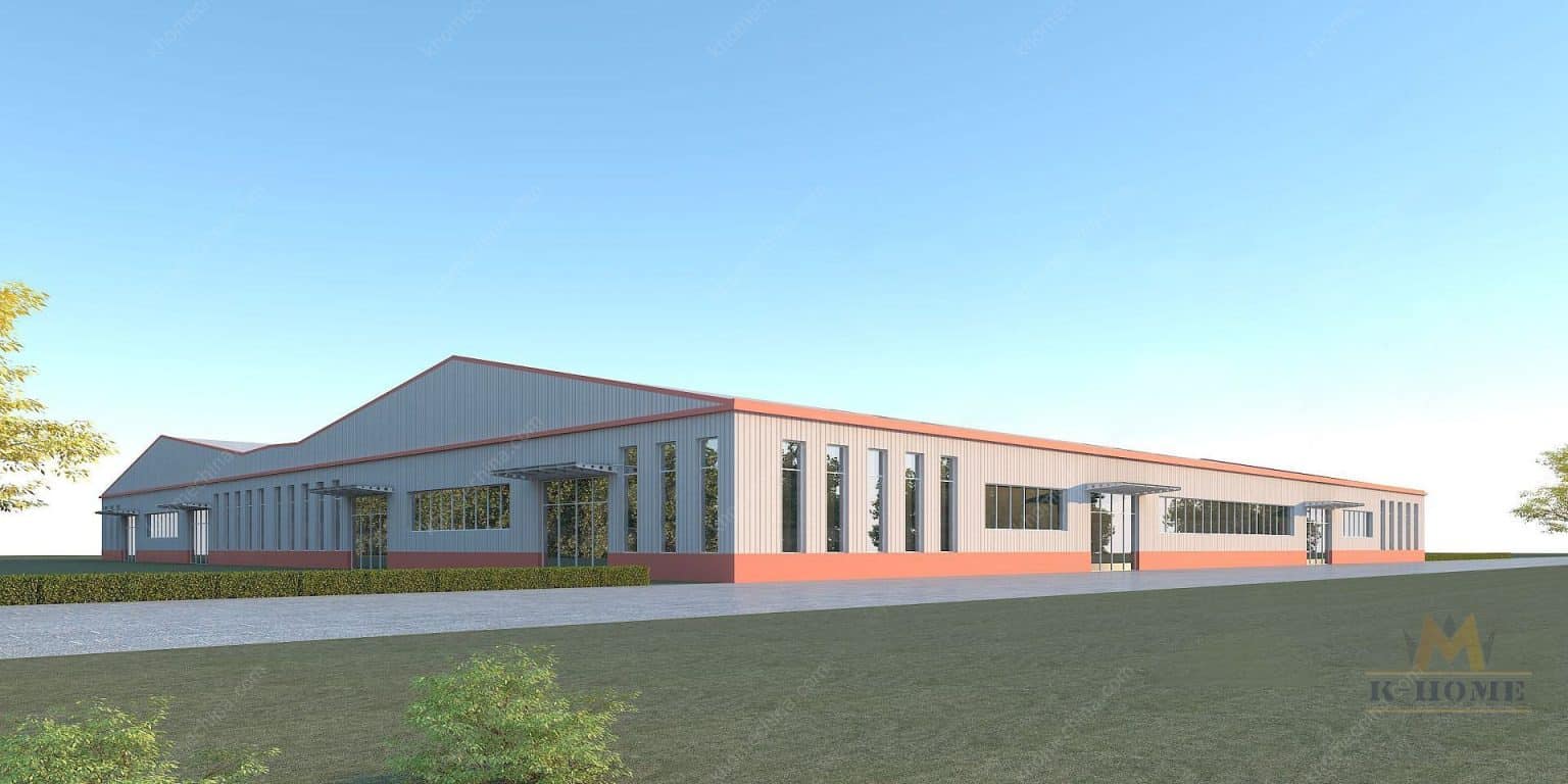 100x150 Steel Buildings | Prefab Industrial Building | K-HOME