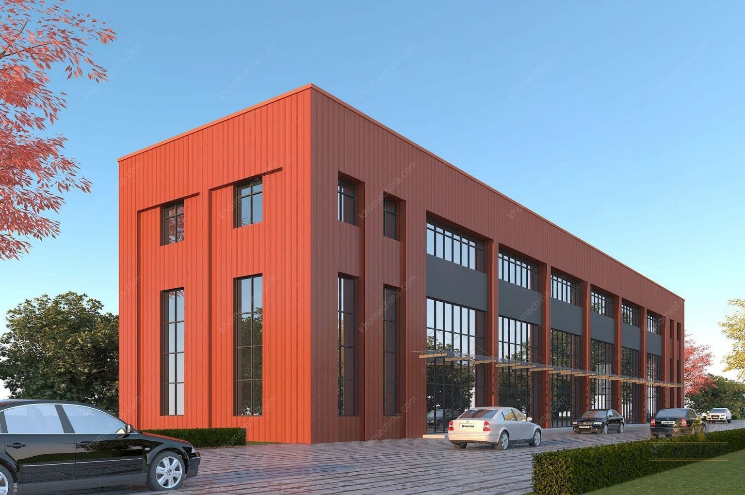 40x118 Exhibition Hall | Prefab Commercial Building | K-HOME