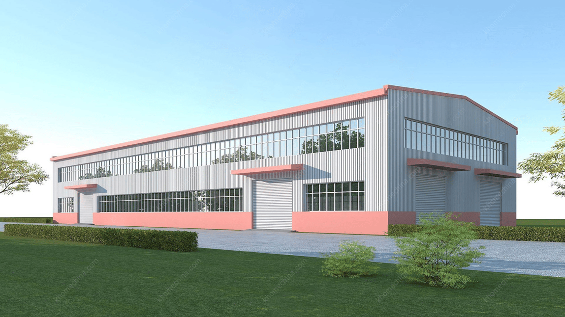 52x168 Steel Warehouse | Prefab Industrial Building | K-HOME
